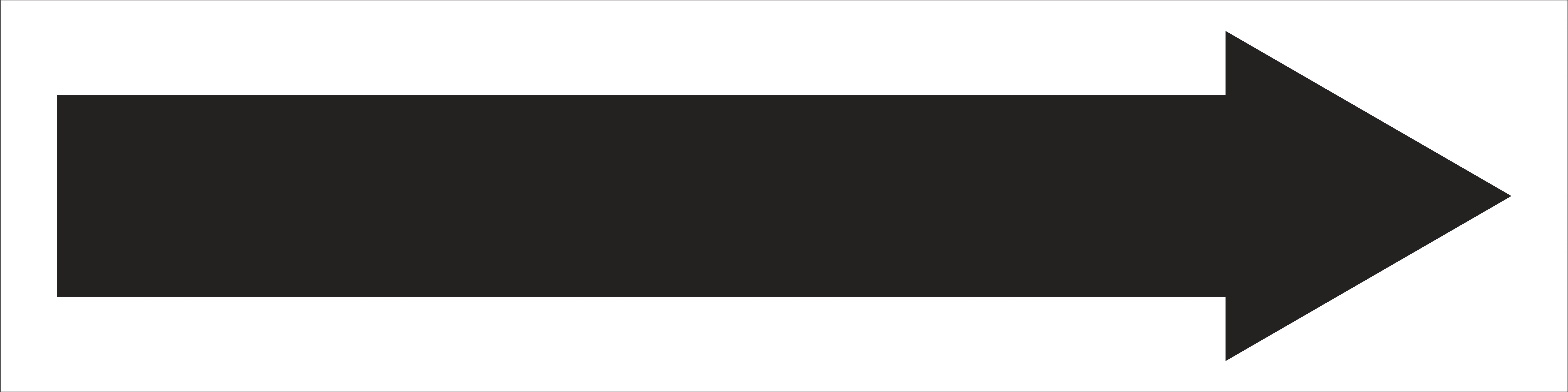 6" x 24" Generic Arrow Rider - Towers Sign Marketing